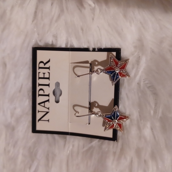Napier | Jewelry | American Flag Star Earring | Poshmark